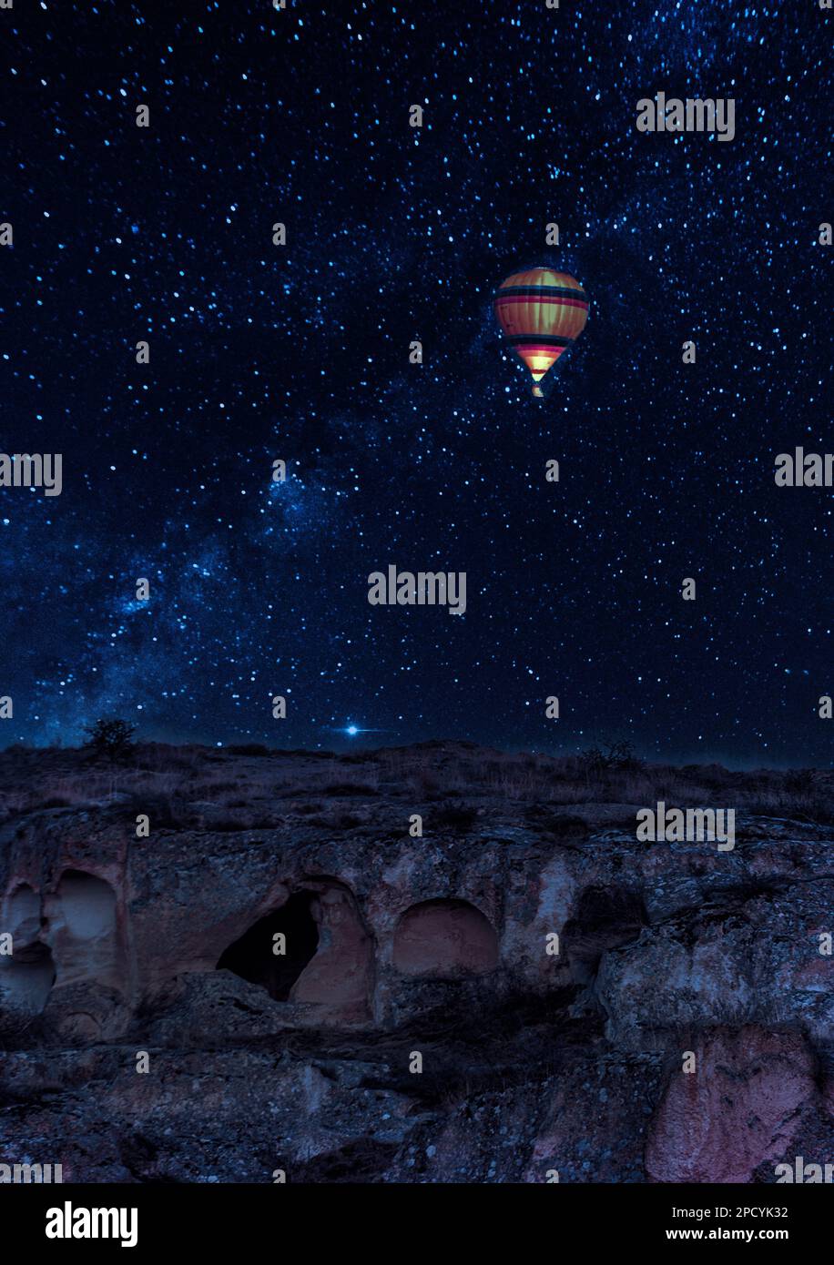 Cappadocia Balloon Visual Show Stock Photo - Alamy