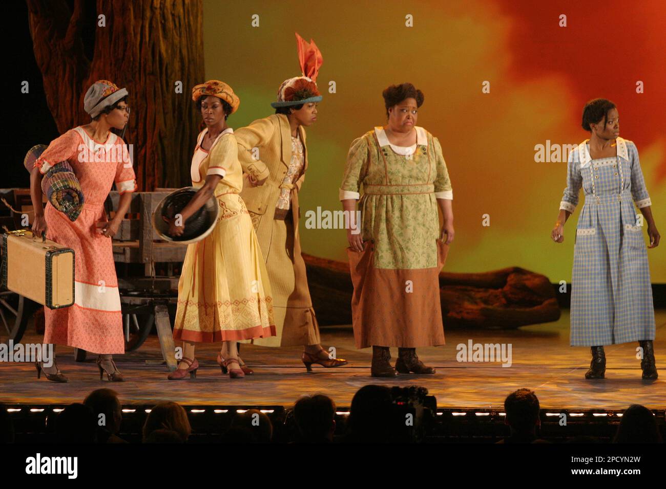The cast of the Broadway Musical "The Color Purple" performs at the ...