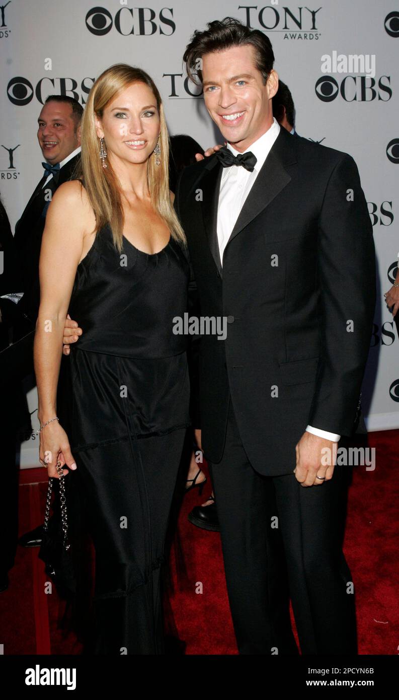 Harry Connick, Jr., right, and his wife Jill Goodacre arrive for the ...