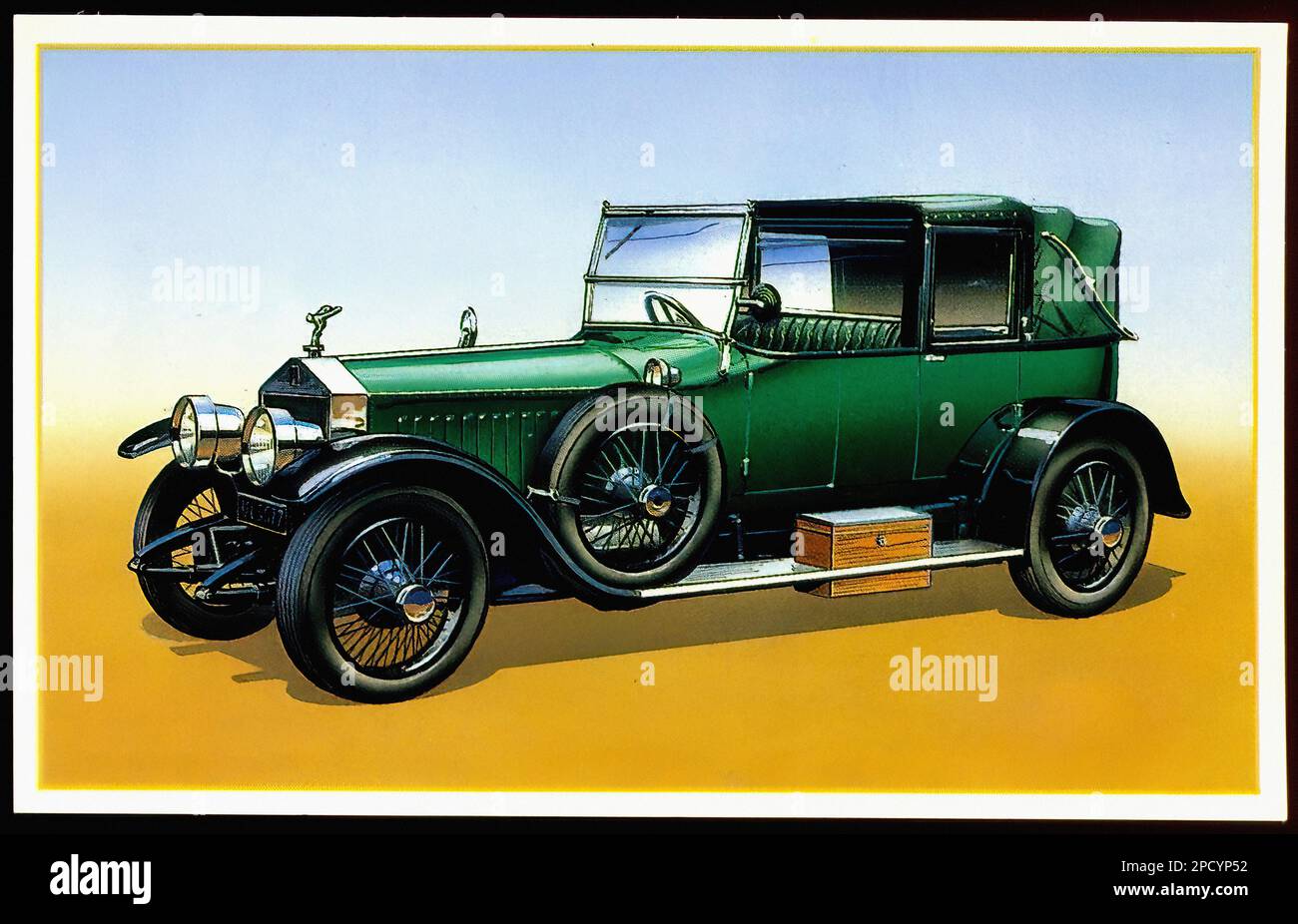 1914 Rolls-Royce Colonial - Car Vintage Tradecard Stock Photo - Alamy