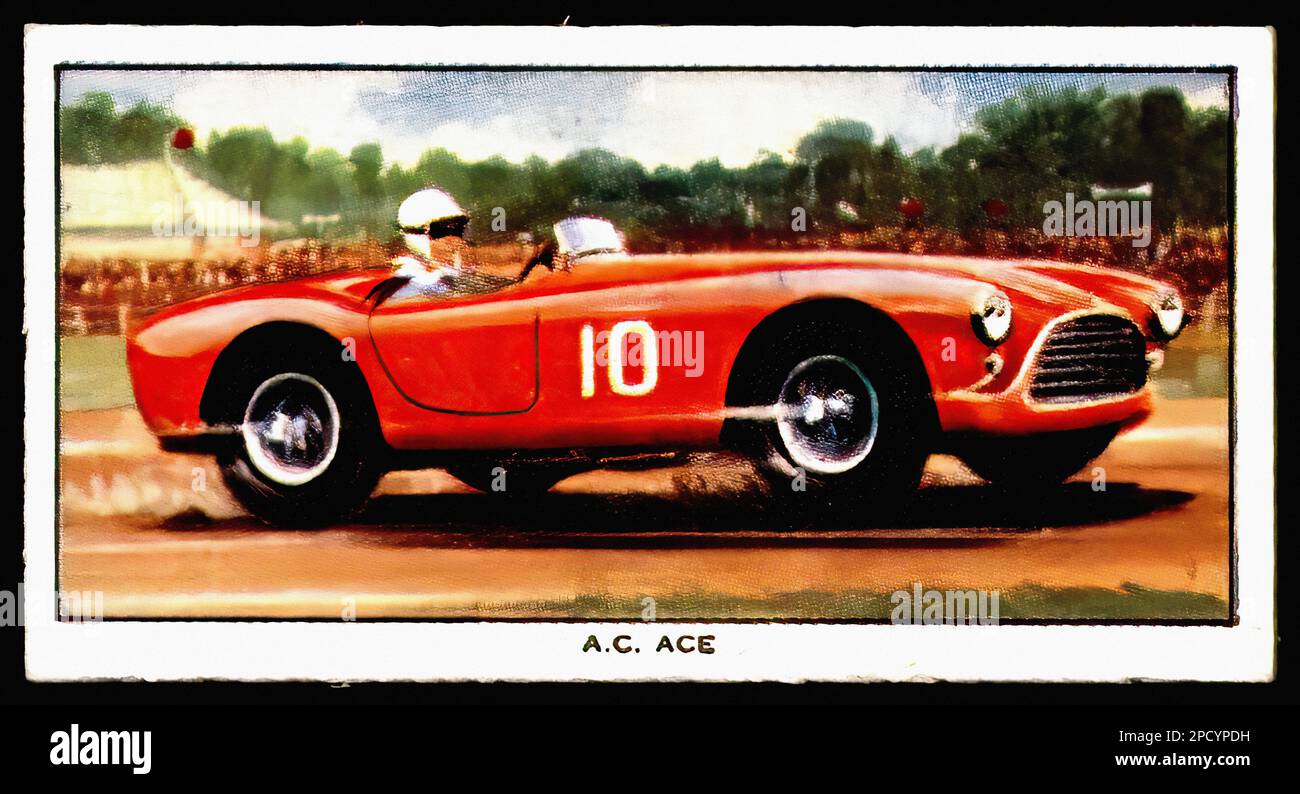 A.C. Ace - Car Vintage British Tradecard Stock Photo - Alamy