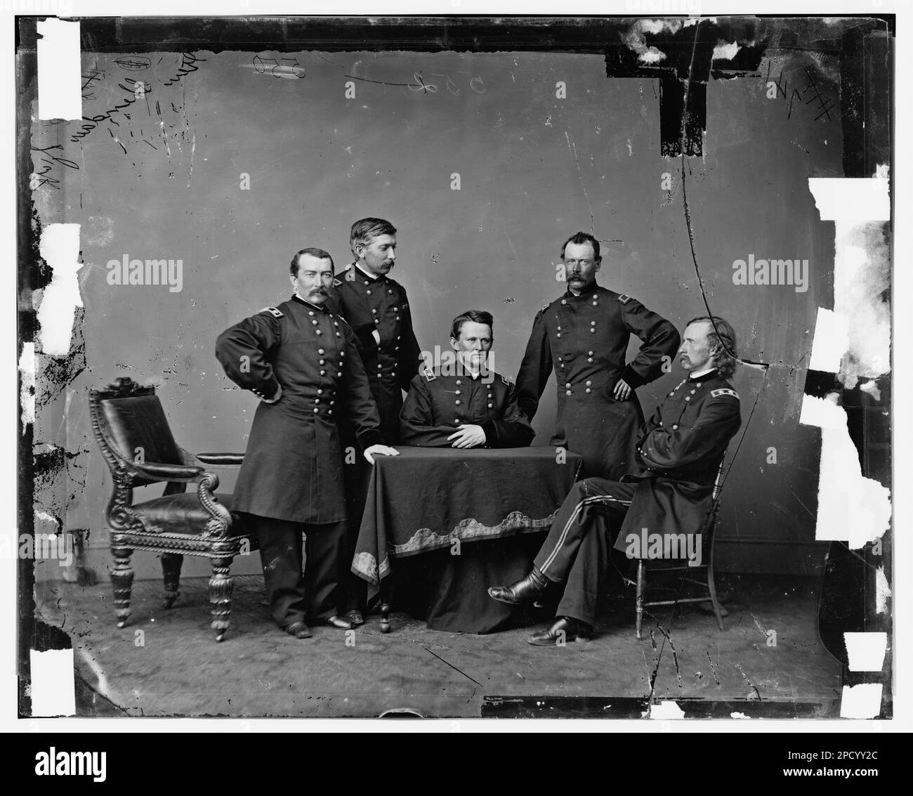 General Phil Sheridan and Staff. Civil war photographs, 1861-1865 ...