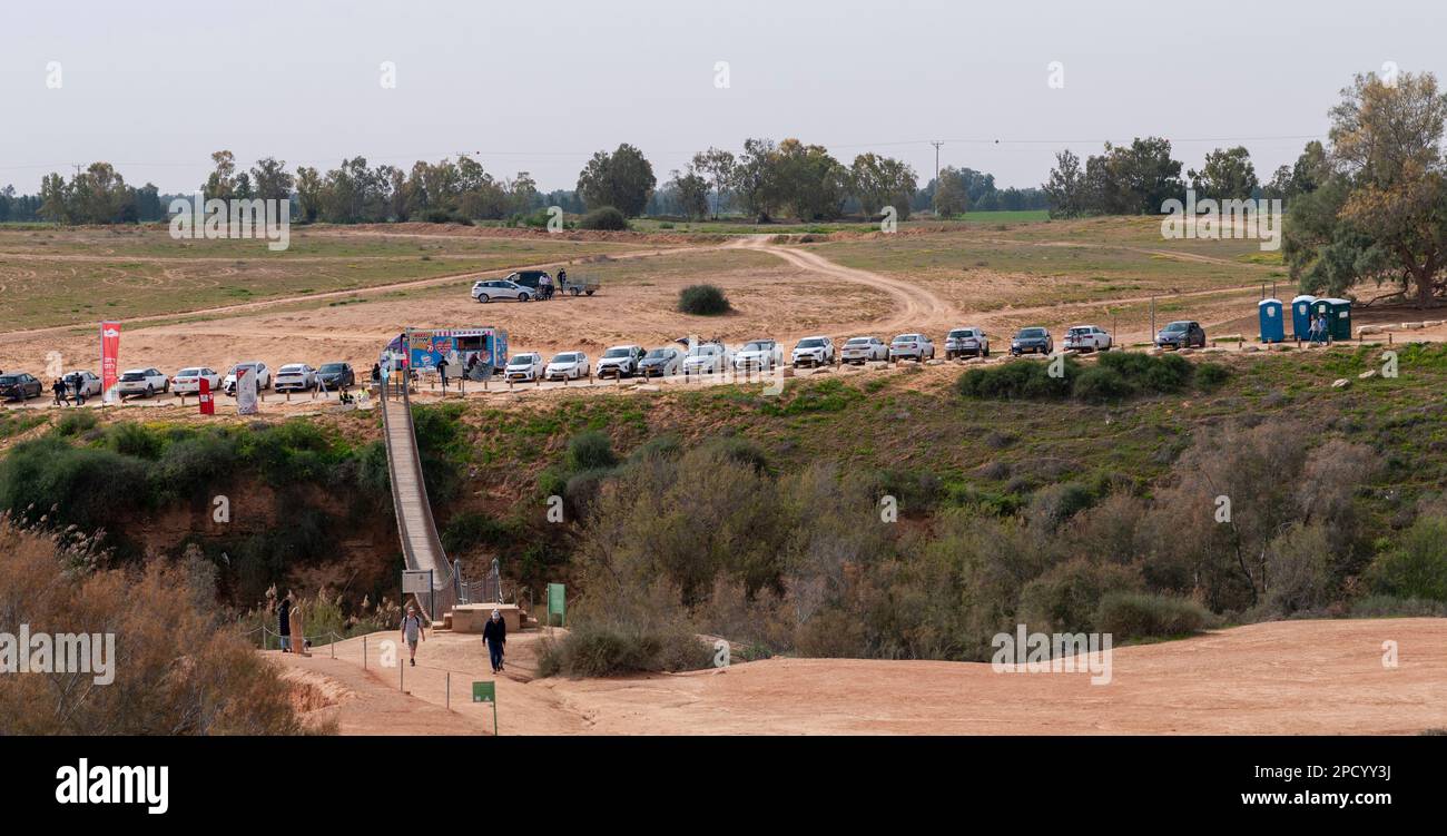hiking in the Eshkol National Park (Habasor National Park), Negev ...