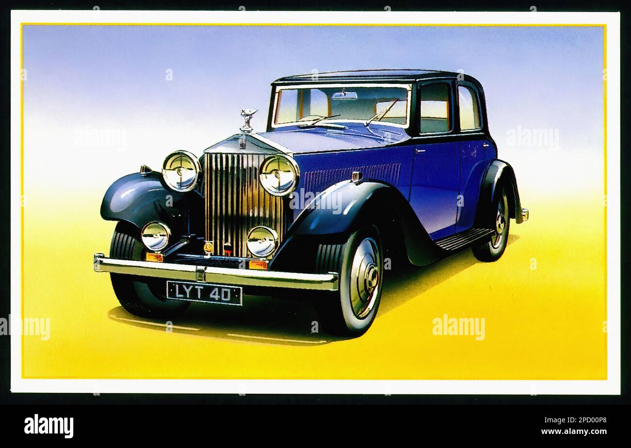 Rolls-Royce 20 25hp 00003 - Car Vintage British Tradecard Stock Photo ...