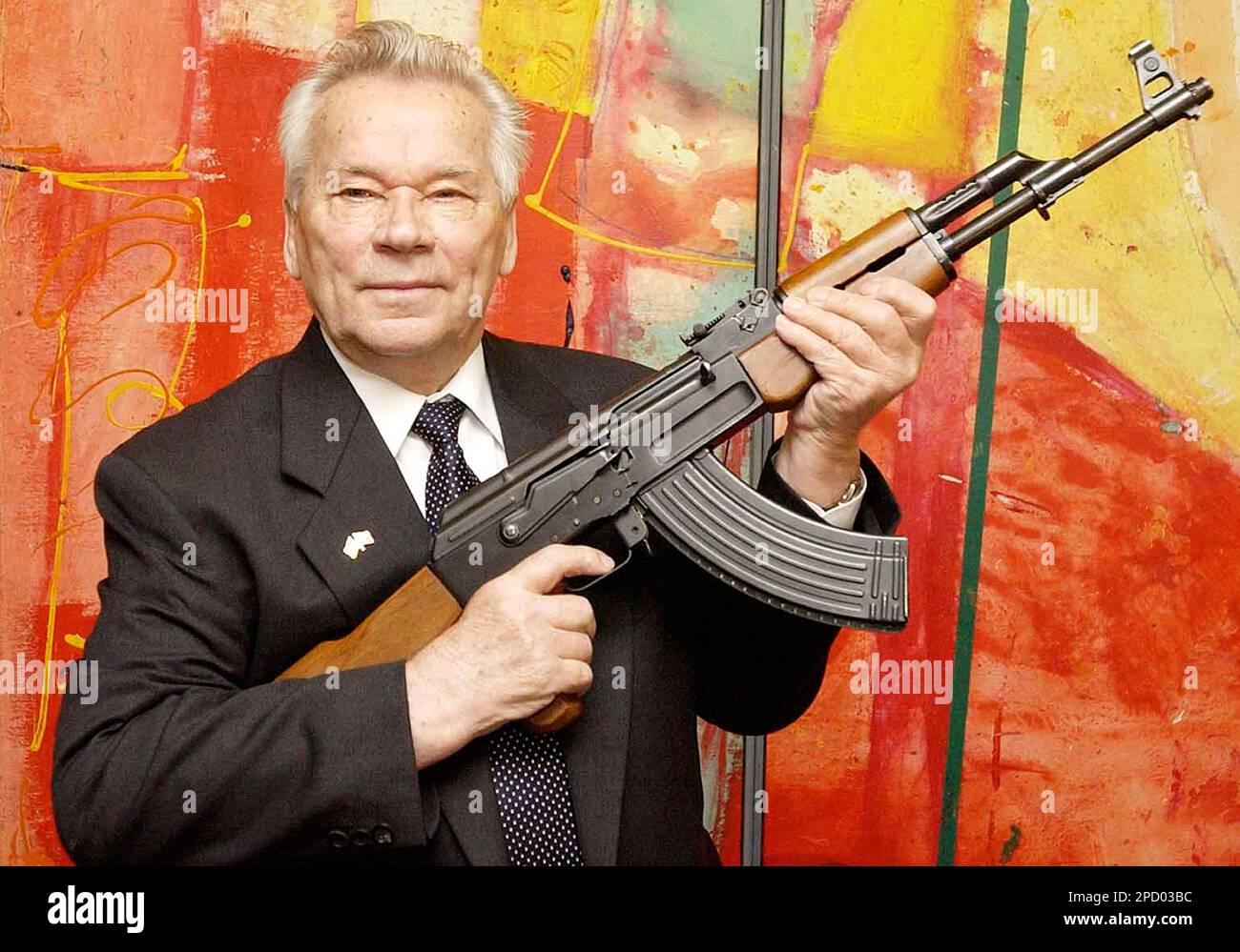 ** ADVANCE FOR MONDAY, JUNE 12--FILE **Russian weapon designer Mikhail ...