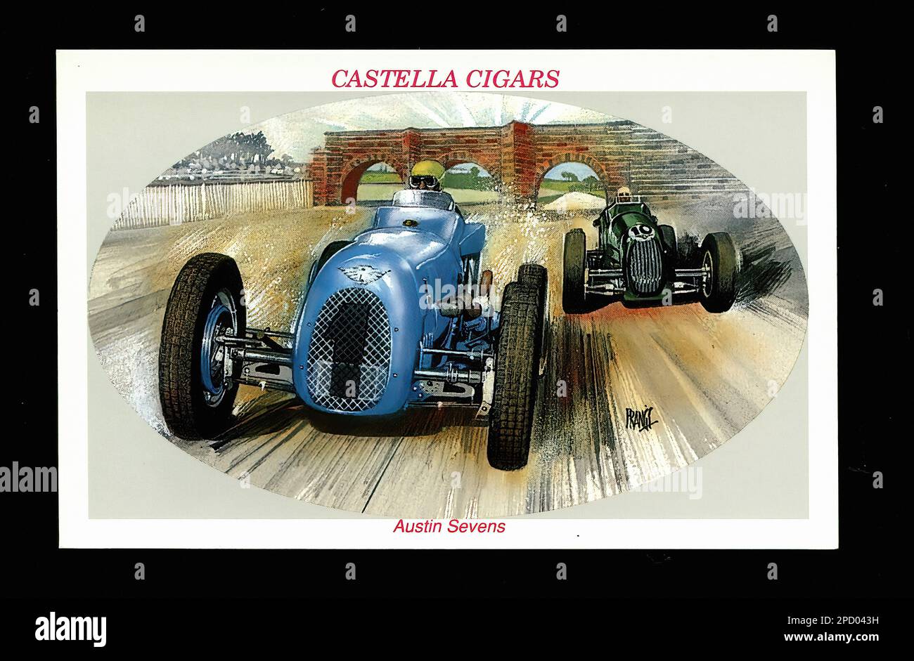 Austin Sevens - Car Vintage Cigar Card Stock Photo - Alamy