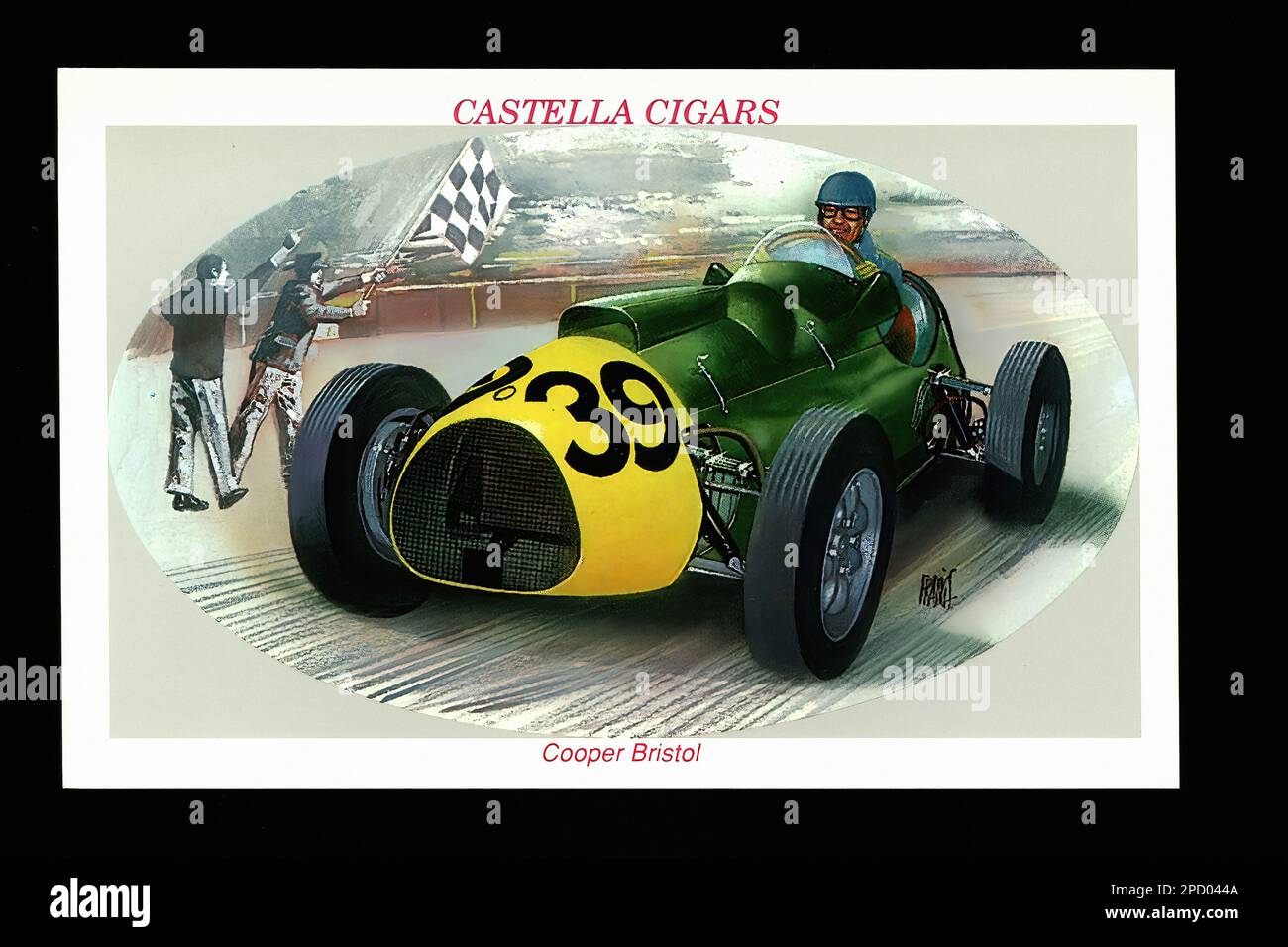 Cooper Bristol - Car Vintage Cigar Card Stock Photo - Alamy