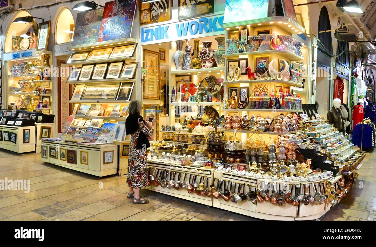 Grand bazaar istanbul displays hi-res stock photography and images - Alamy