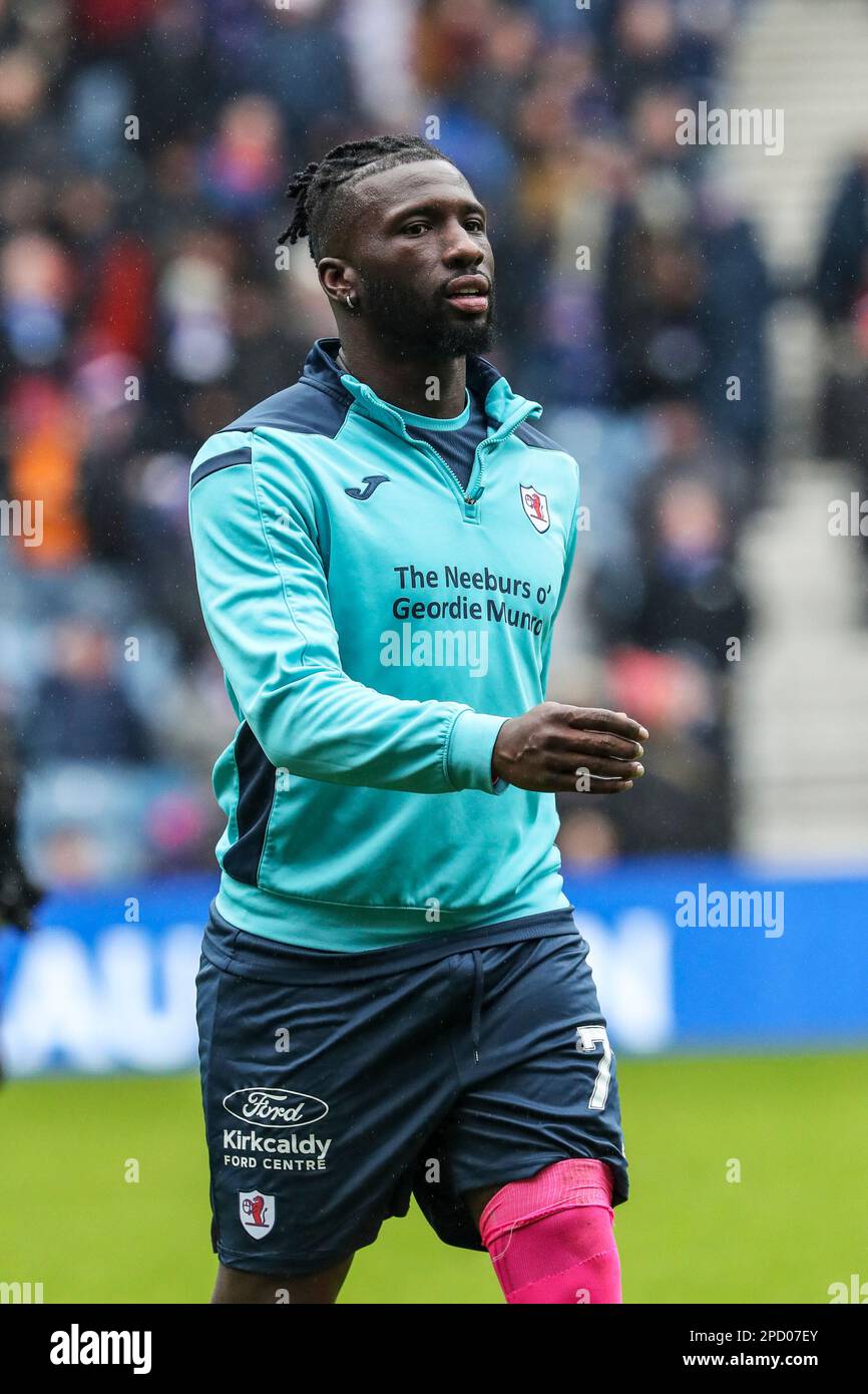 Esmael Goncalves, known as Sma, who plays for Raith Rovers football club, photographed at a warm ...