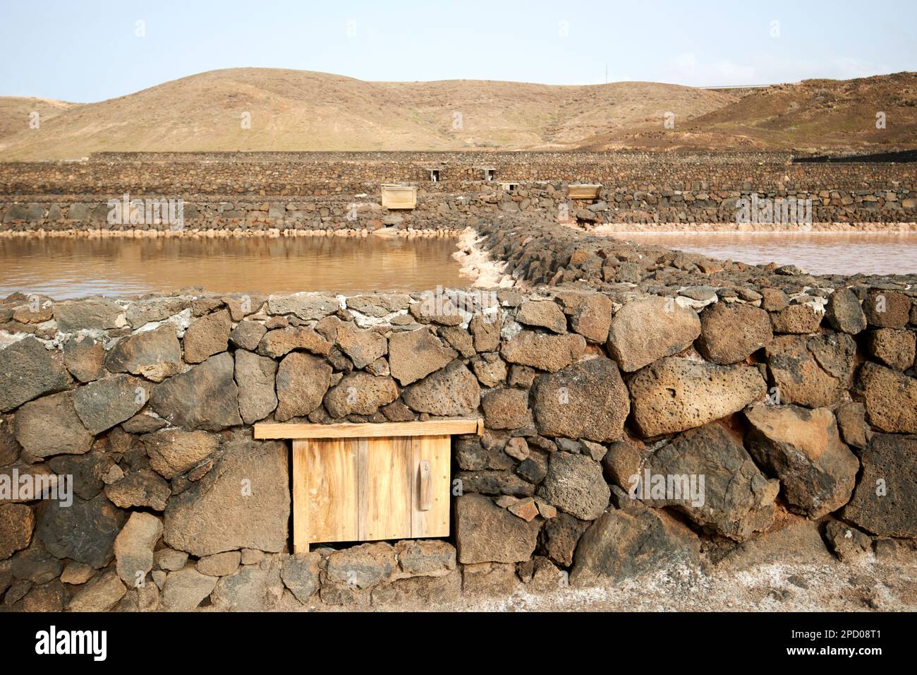Salt production evaporation tanks hi-res stock photography and images ...