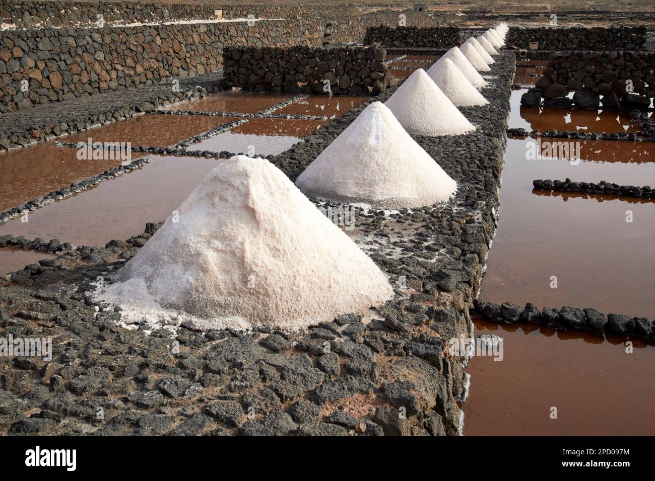 Salt production evaporation tanks hi-res stock photography and images ...