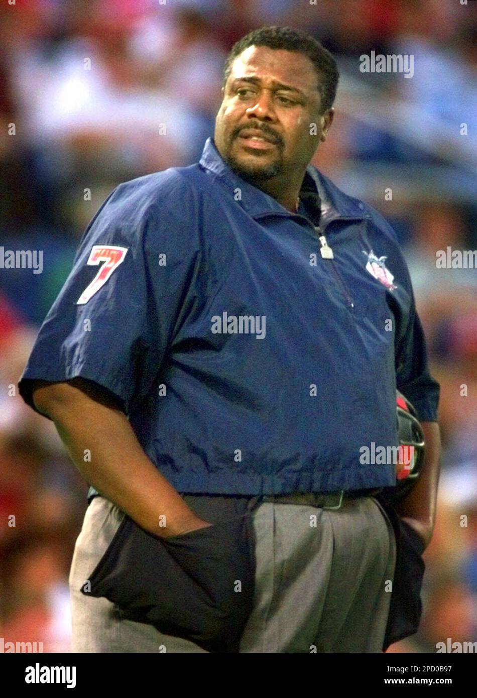 **FILE** Former Major League Baseball umpire Eric Gregg is shown in ...