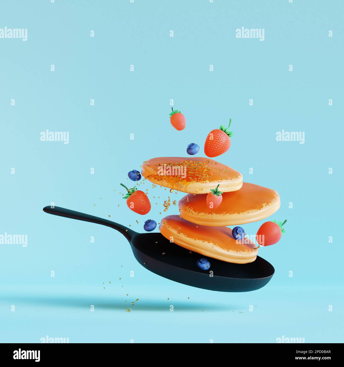 Flying pancakes hi-res stock photography and images - Alamy