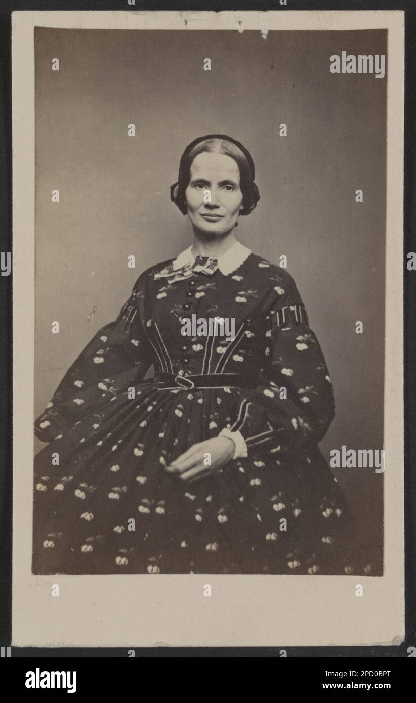 Unidentified woman, possibly a nurse, during the Civil War / Bell ...