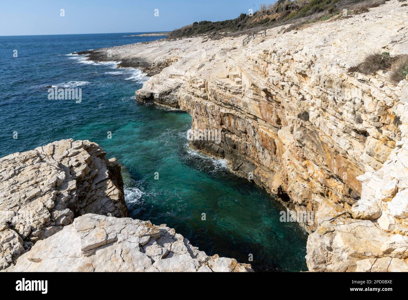 Cape Kamenjak, a protected natural area on the southern tip of the ...