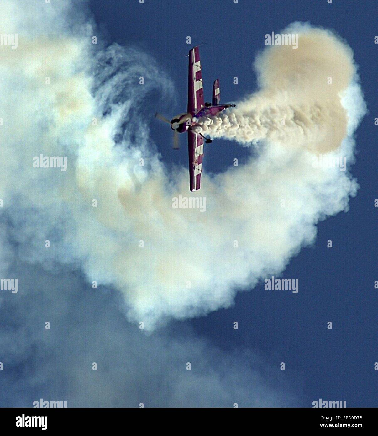 Doug Jardine does aerobatics in his Sukoi 26 during the Merced West ...