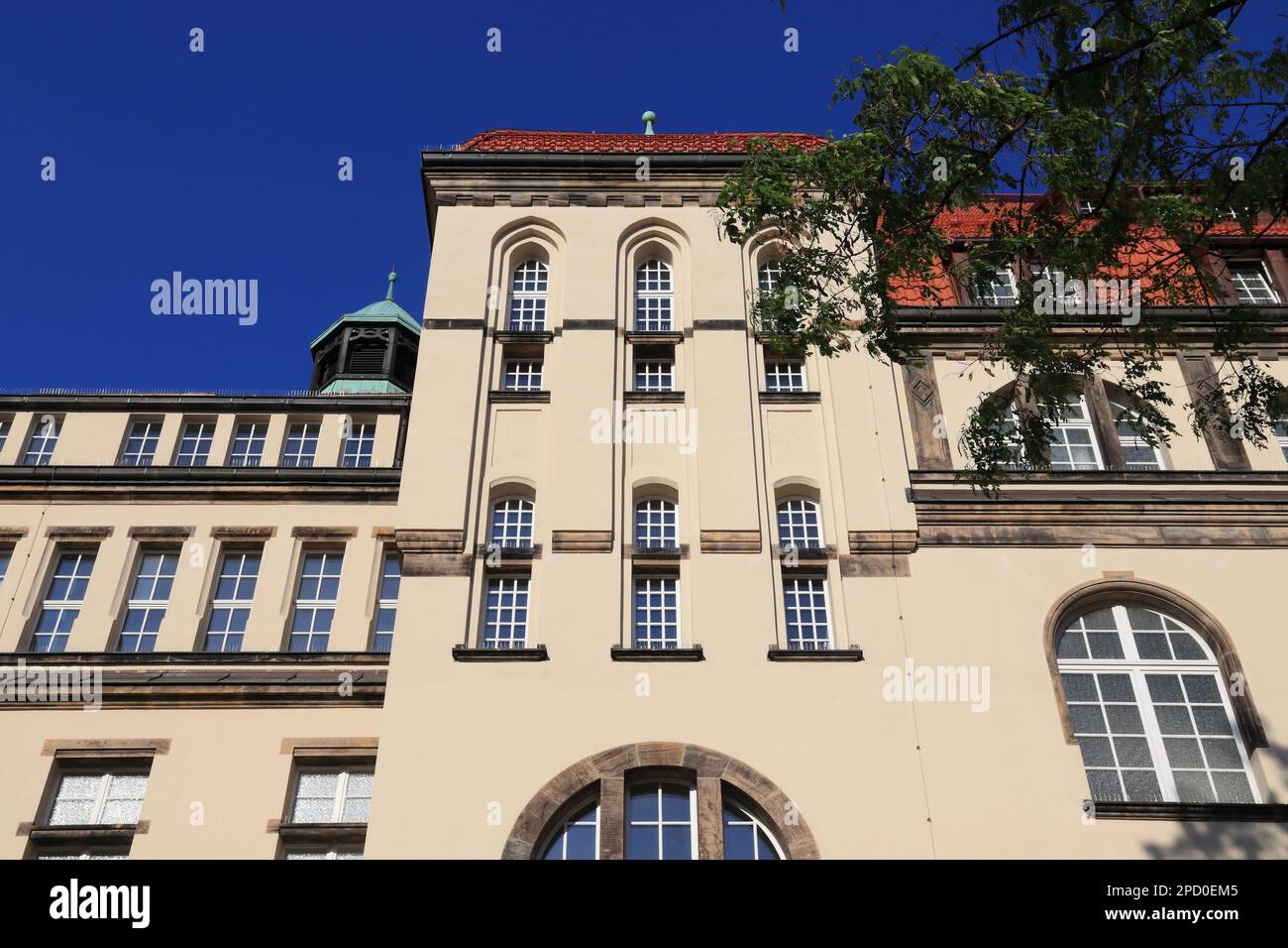 Chemnitz city, Germany (State of Saxony). Neumarkt square landmark ...