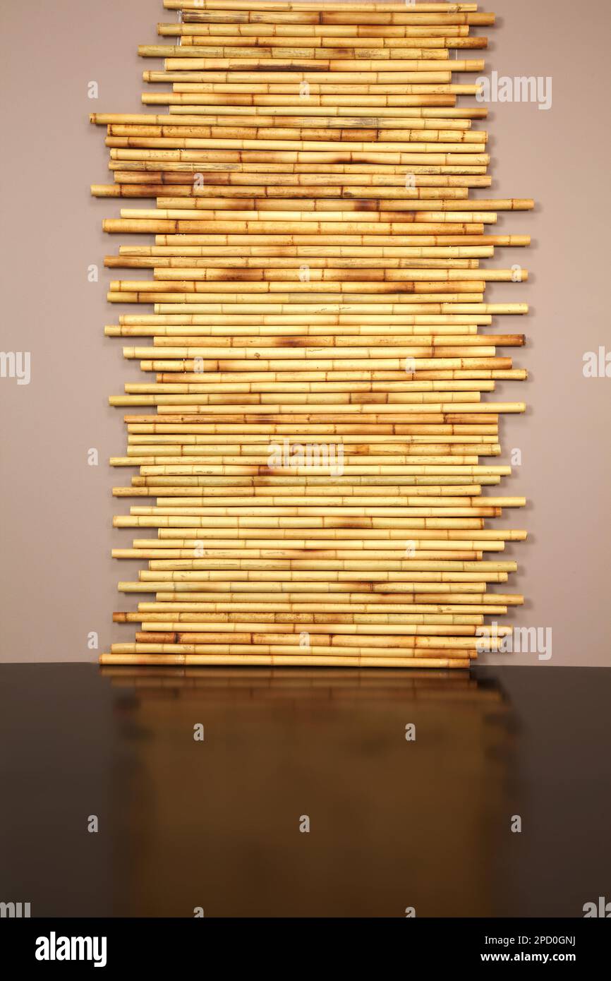 Bamboo cane background texture Stock Photo - Alamy