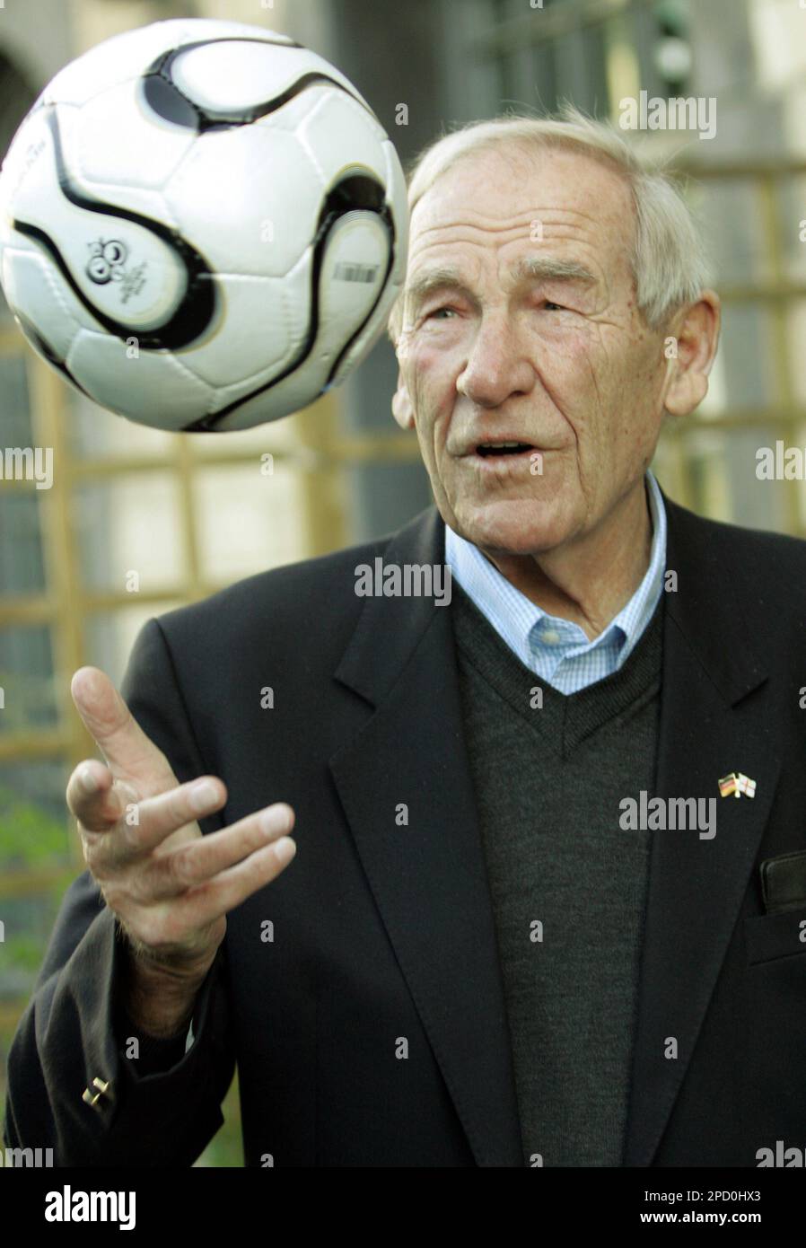 German soccer legend Bernd Trautmann poses for photographers prior to a ...
