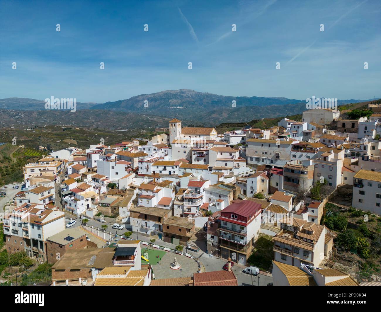municipality of Iznate in the Axarquia region of Malaga, Andalusia ...