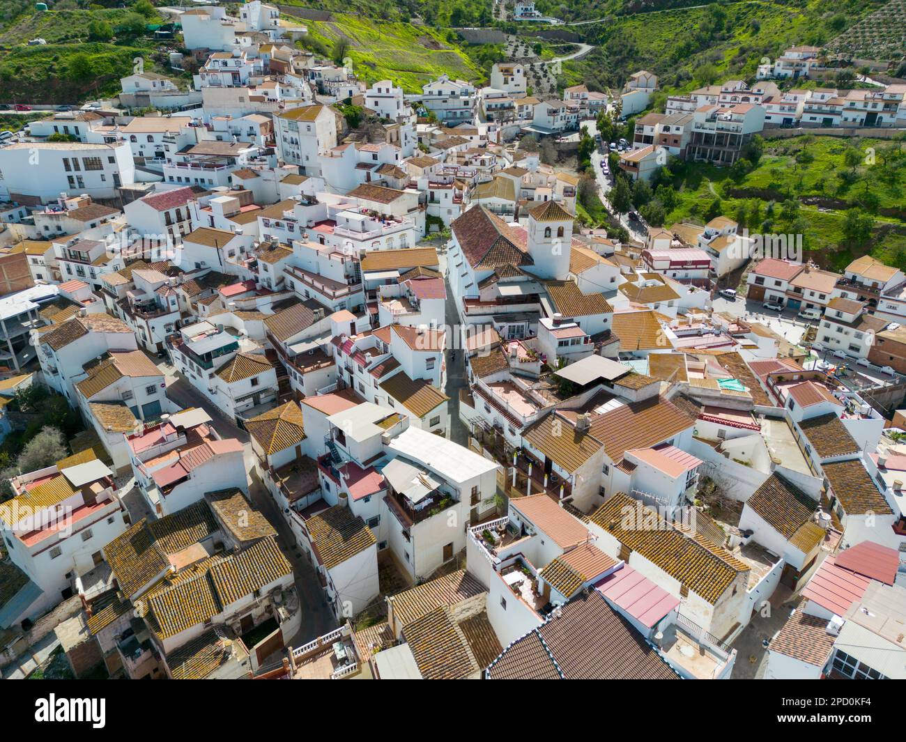 municipality of Iznate in the Axarquia region of Malaga, Andalusia ...