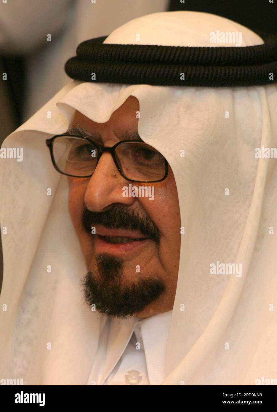 Saudi Crown prince Sultan Bin Abdel Aziz attends the signing of the ...