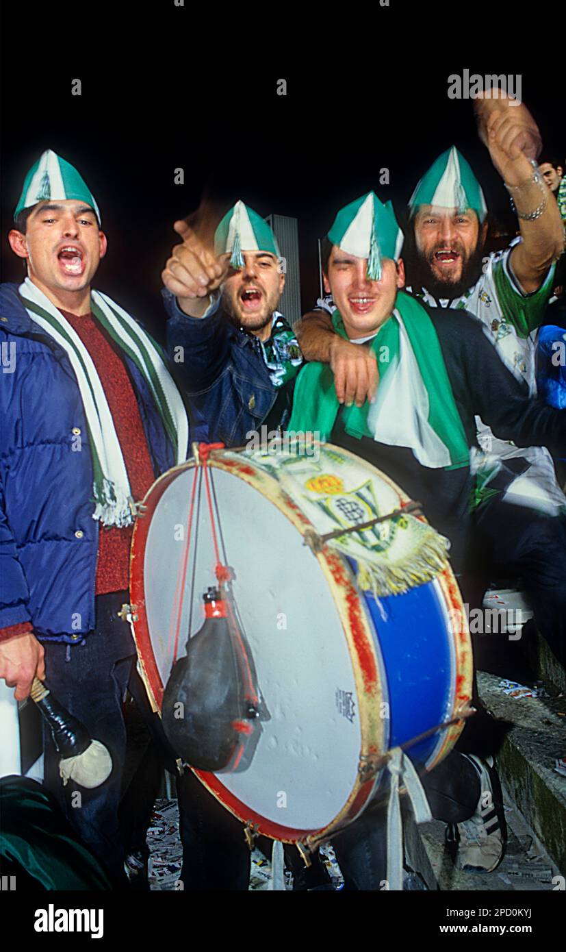 Real betis fans celebration hi-res stock photography and images - Alamy