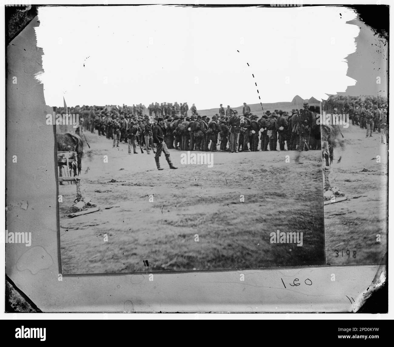 Five Forks, Virginia (vicinity). Confederate prisoners on the way to ...