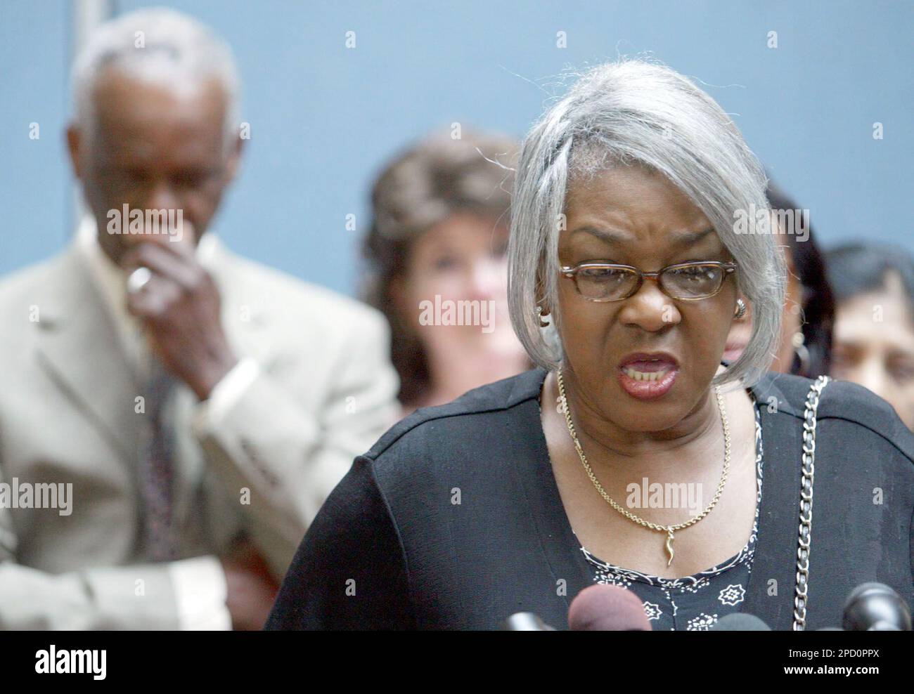 Sonia Wills, mother of sniper victim Conrad Johnson, discusses the ...