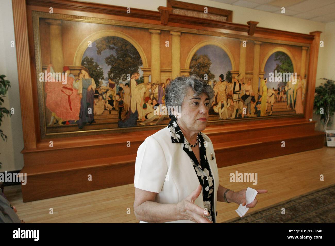 **ADVANCE FOR SUNDAY JUNE 4** Alma Gilbert-Smith stands before the ...