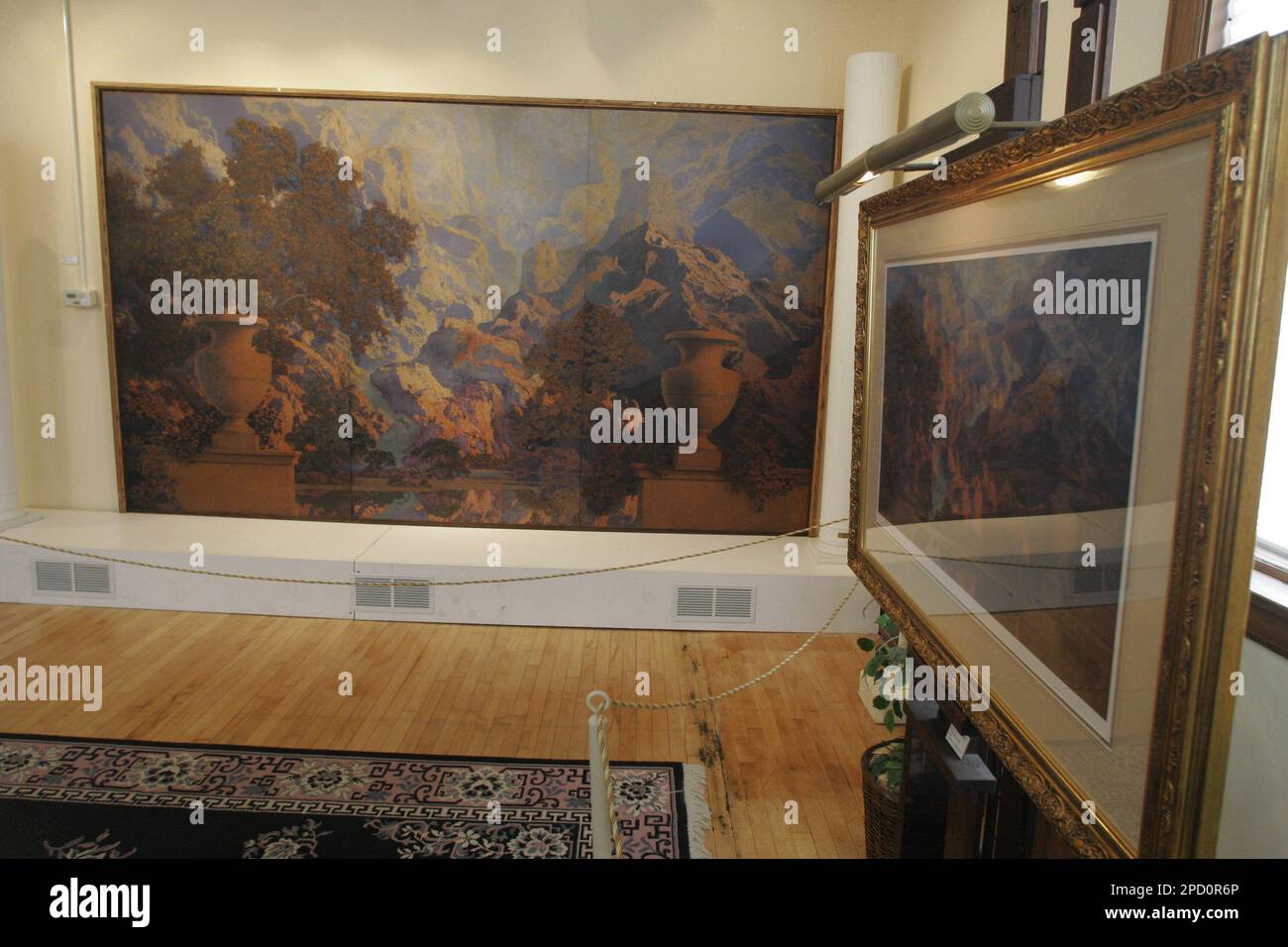**ADVANCE FOR SUNDAY JUNE 4**The Maxfield Parrish mural commissioned ...