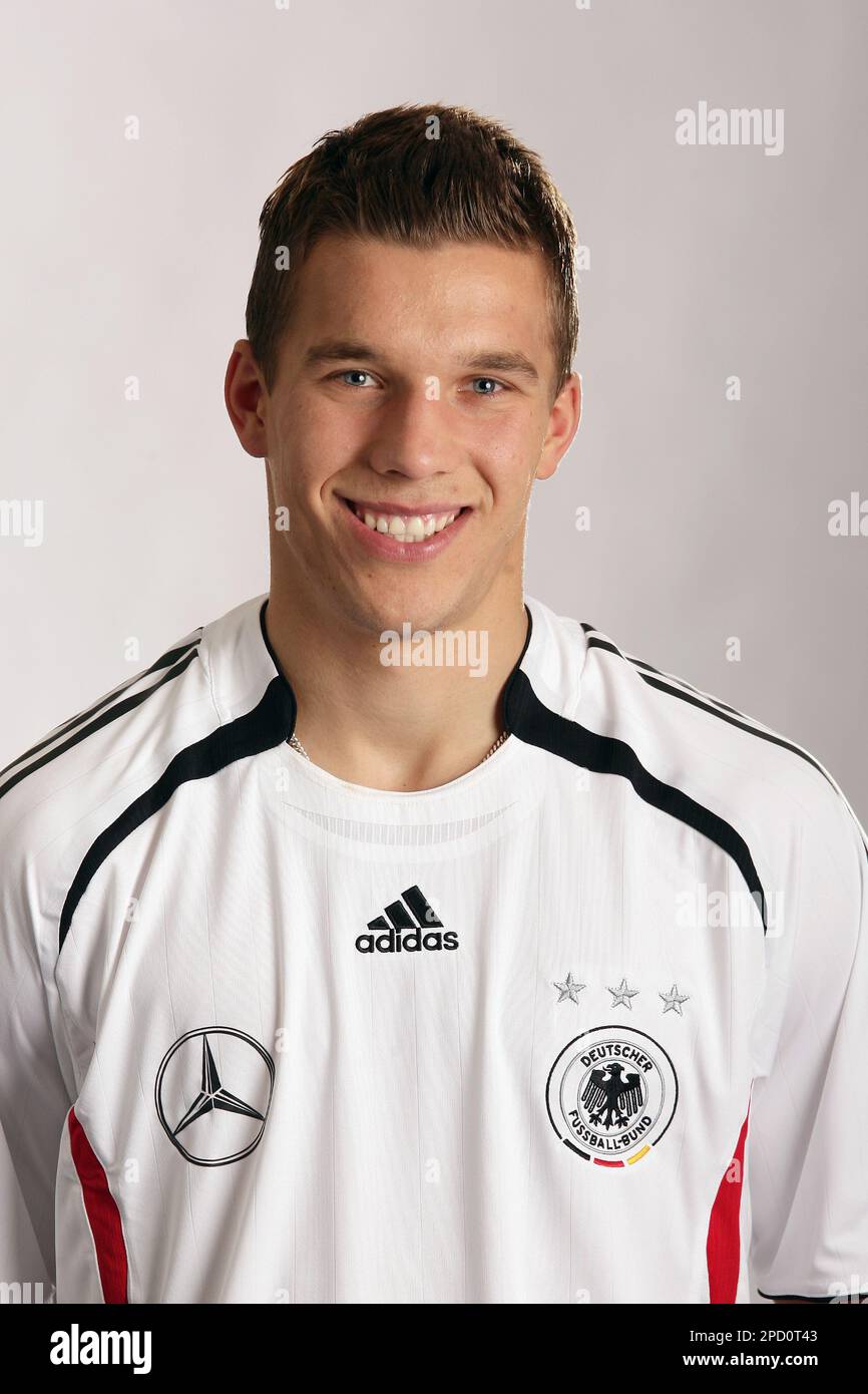 ** FILE ** Lukas Podolski during a photo shooting for the German ...