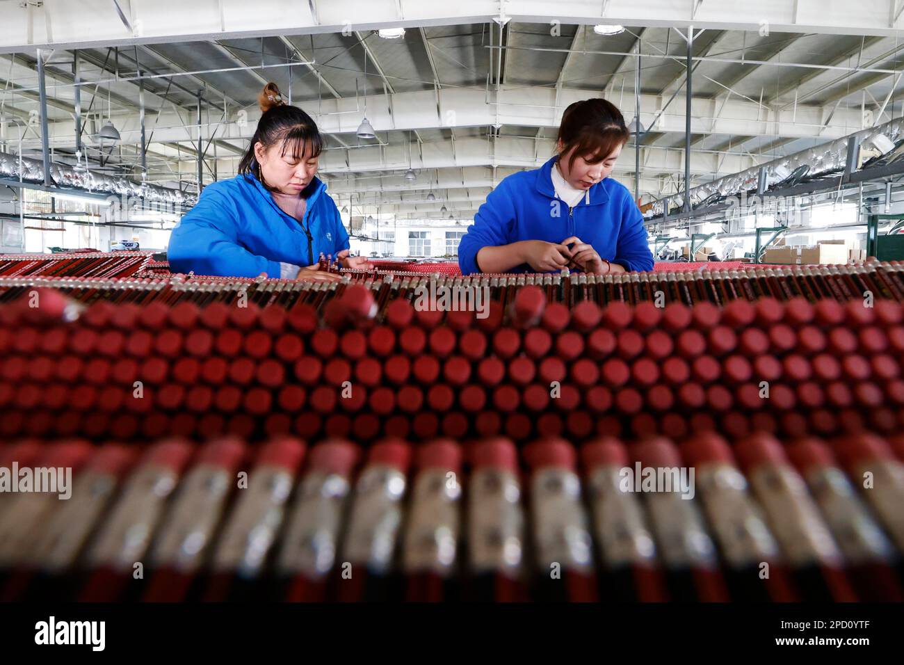 Pencil factory china hi-res stock photography and images - Alamy