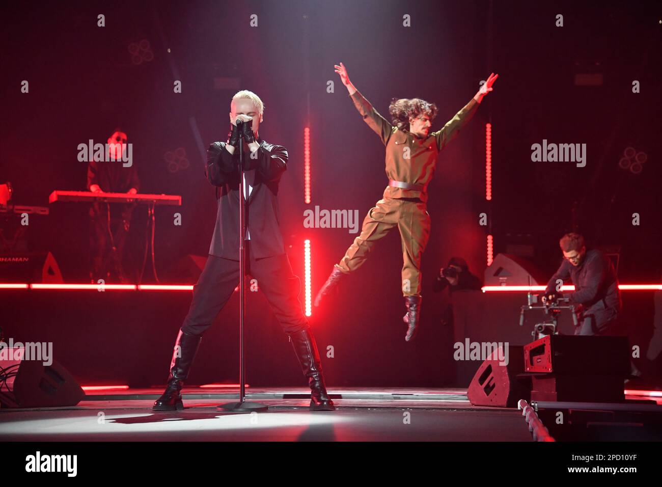 'Moscow. SHAMAN singer (Yaroslav Dronov) and ballet dancer Stock Photo ...