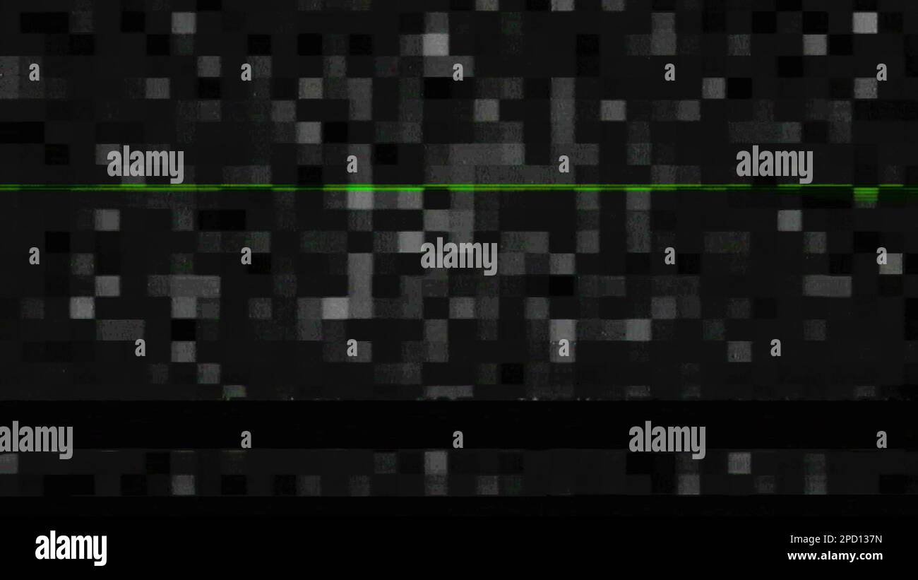 Pixel noise glitch background analog distortion Stock Photo - Alamy