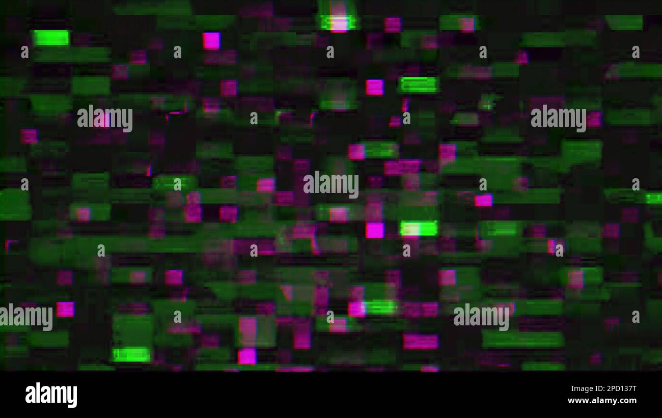 Pixel noise glitch background blur color artifacts Stock Photo - Alamy