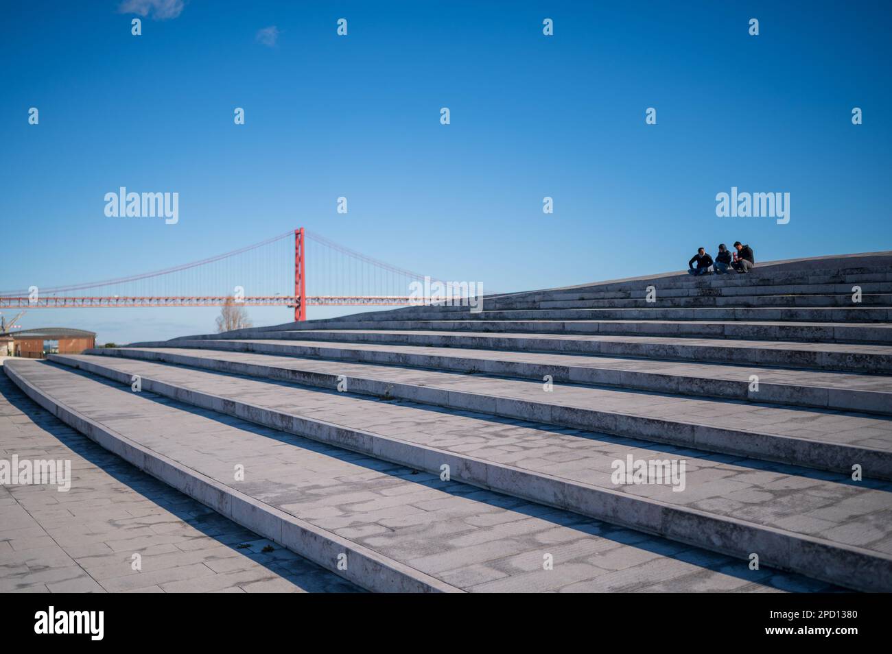 People on MAAT (Museum of Art, Architecture and Technology) roof ...