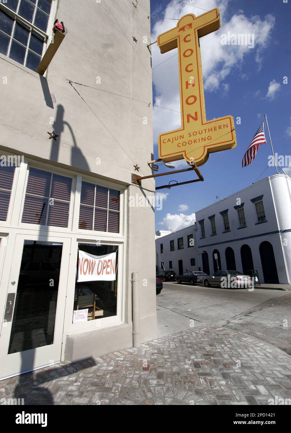 Chef Donald Link's new restaurant Cochon in New Orleans on Thursday ...