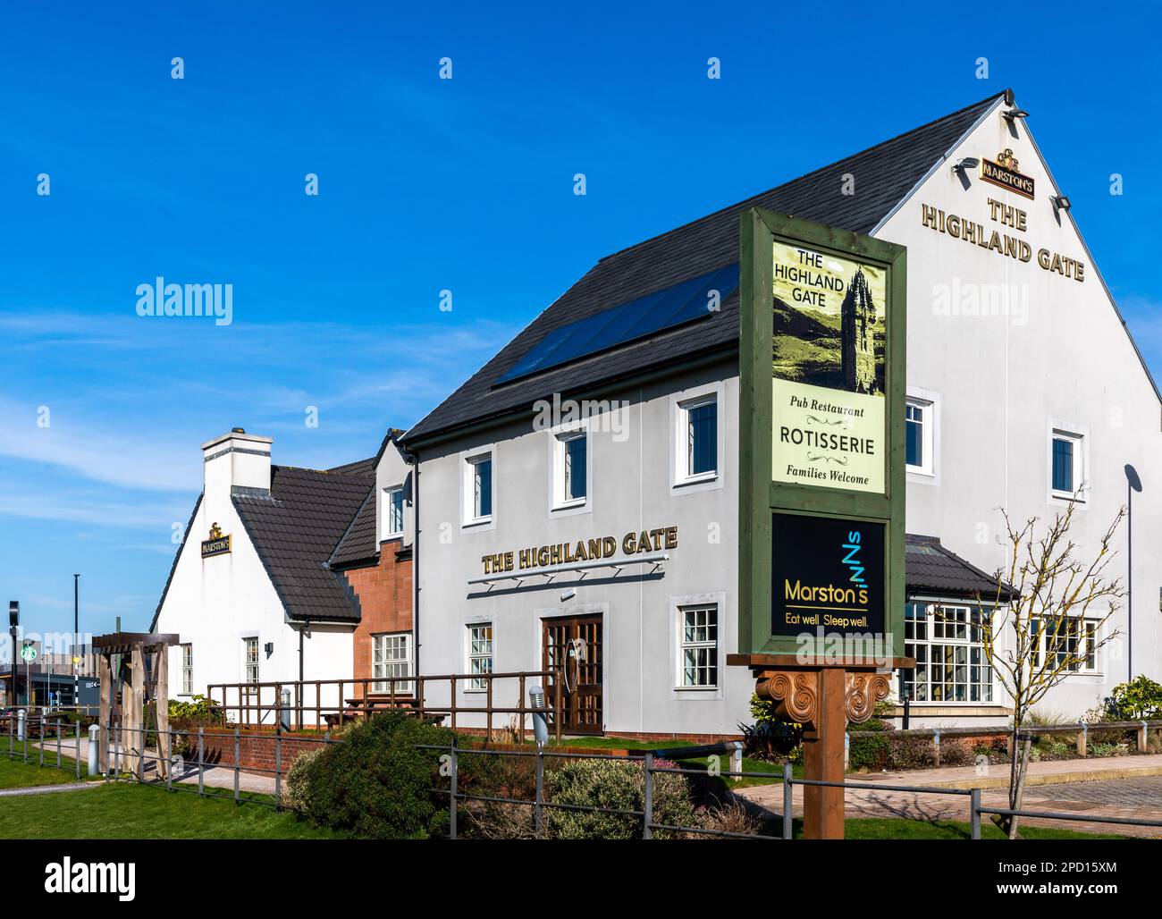 The Highland Gate pub in Stirling in Scotland Stock Photo - Alamy
