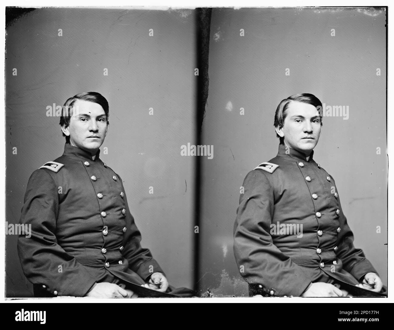 Maj. Thomas Gibons, 14th Pa. Cav.. Civil war photographs, 1861-1865 ...