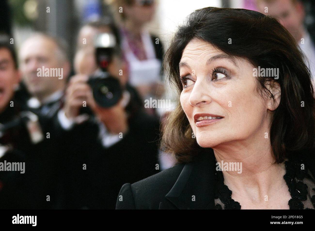 French actress Anouk Aimee arrives for the screening of the film "El ...