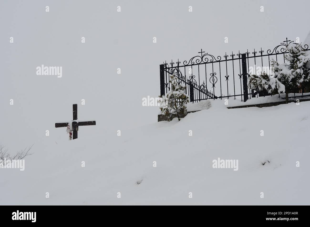 blue orthodox cross Stock Photo - Alamy