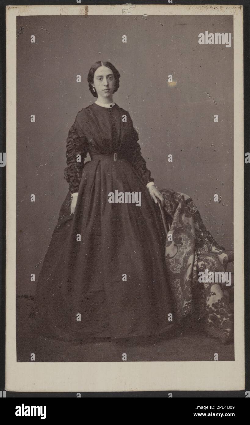 Unidentified woman, possibly a nurse, during the Civil War / Rintoul ...