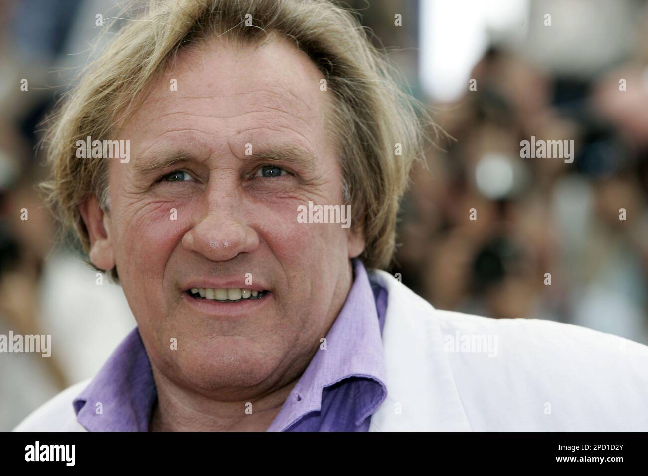 French actor Gerard Depardieu poses during the photo call for the film ...