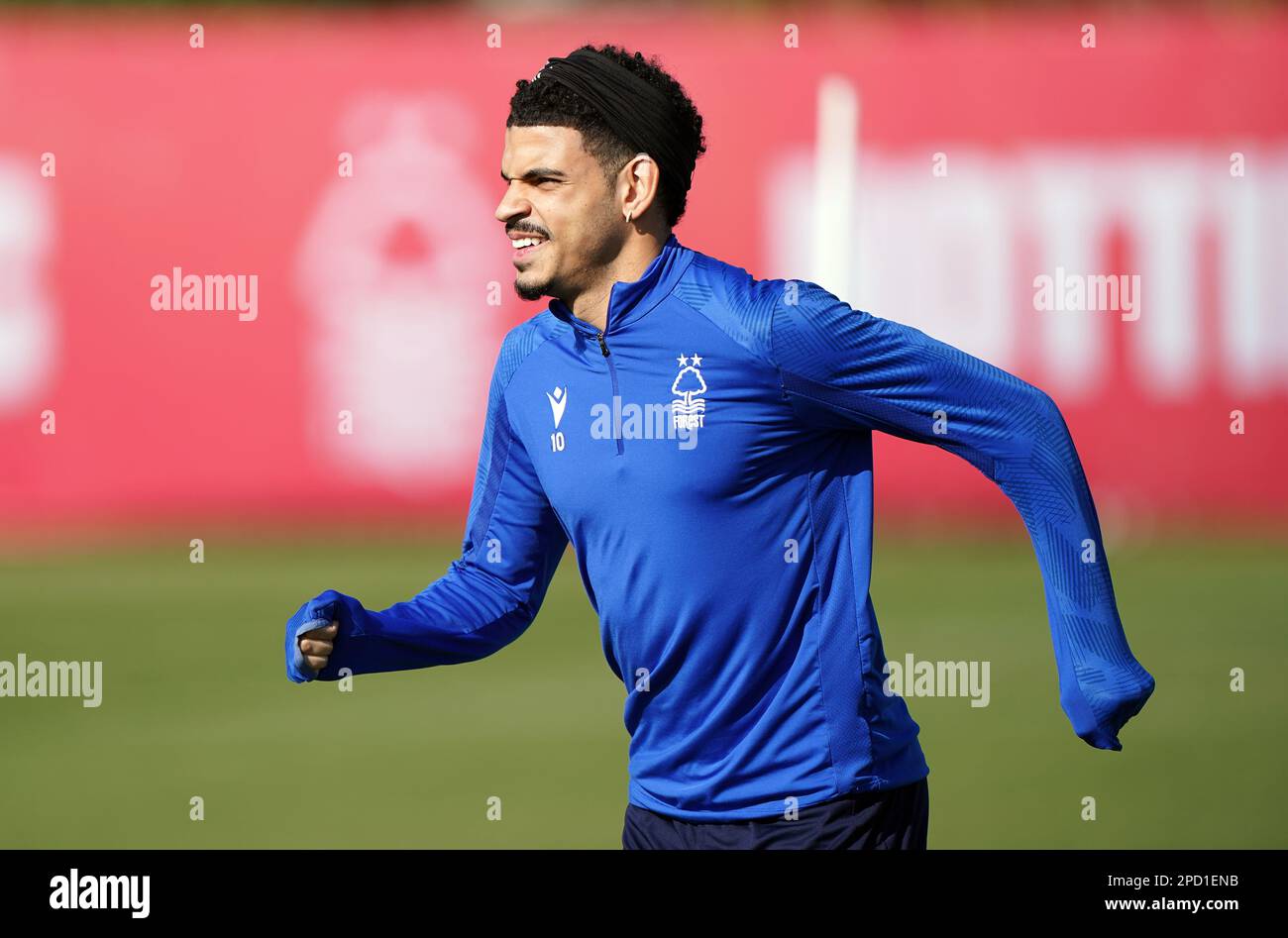 Nottingham Forest's Morgan Gibbs-White during a training session at The ...
