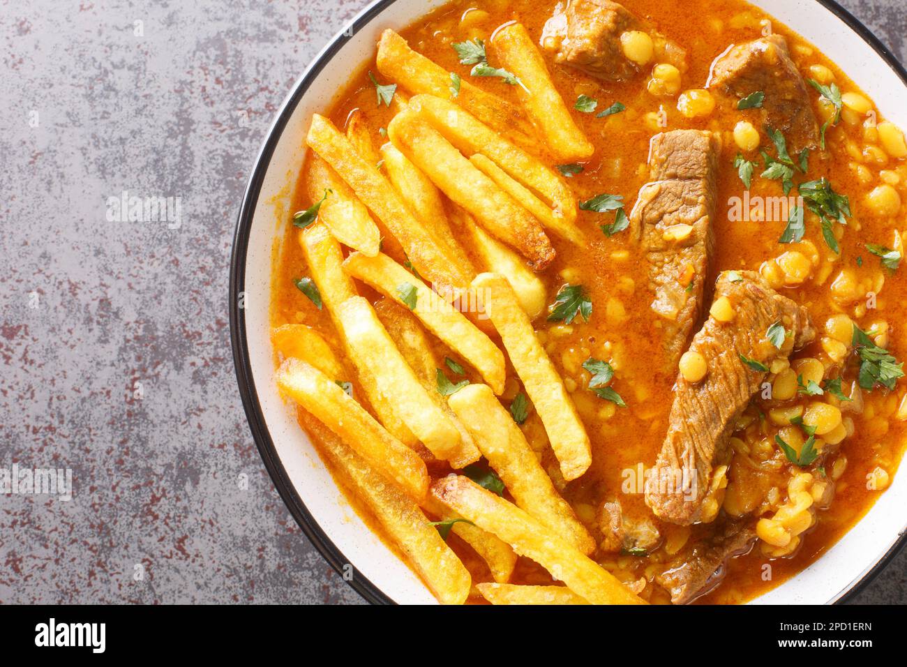 Khoresh Gheymeh is a traditional and popular stew of beef and yellow ...