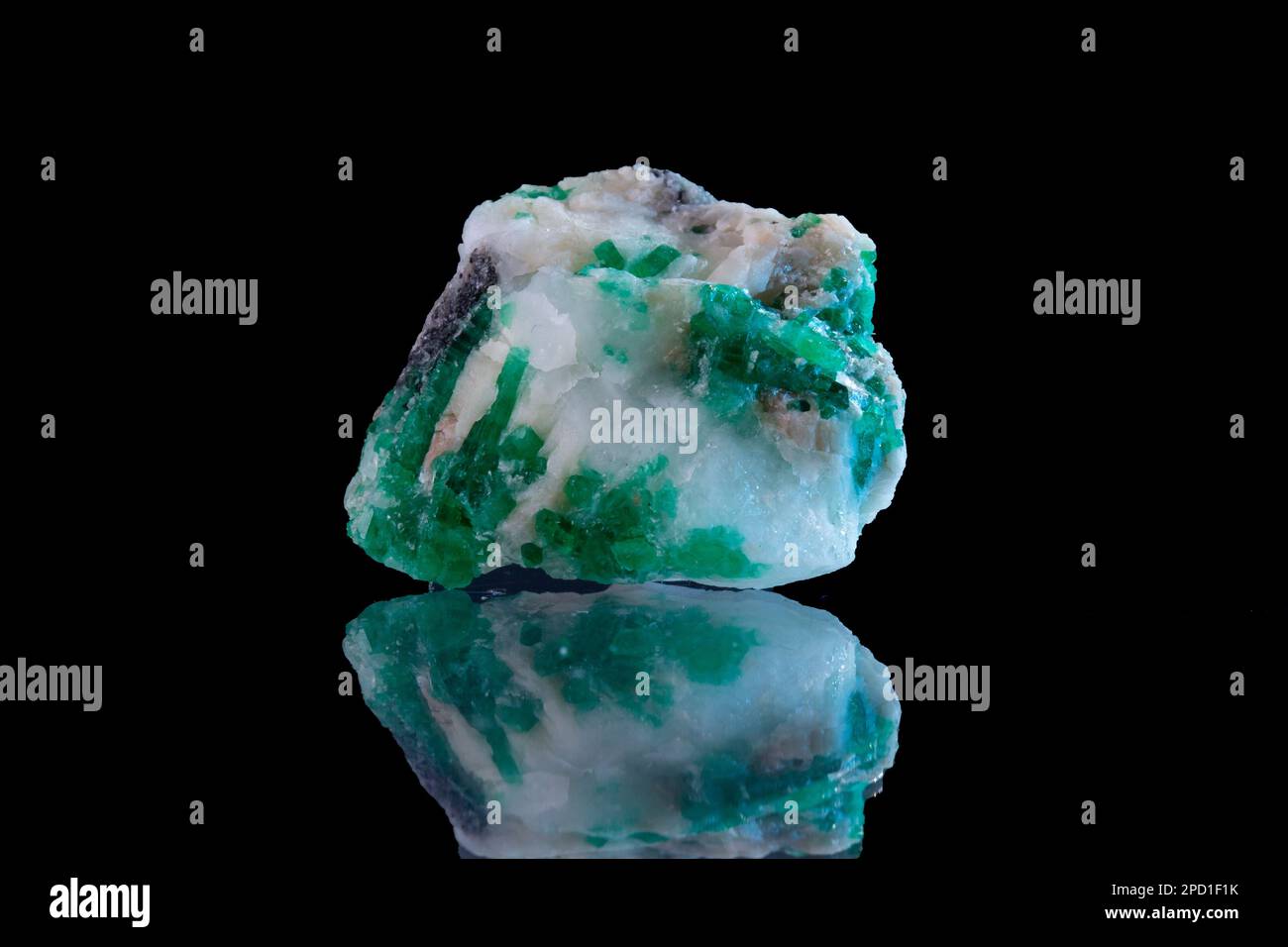 A beautiful little emerald, a rare precious stones Stock Photo - Alamy