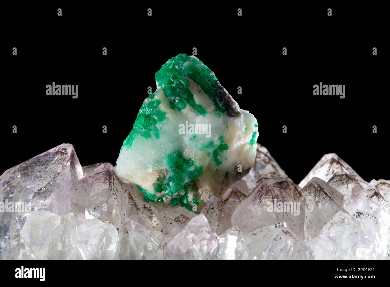 A beautiful little emerald, a rare precious stones Stock Photo - Alamy
