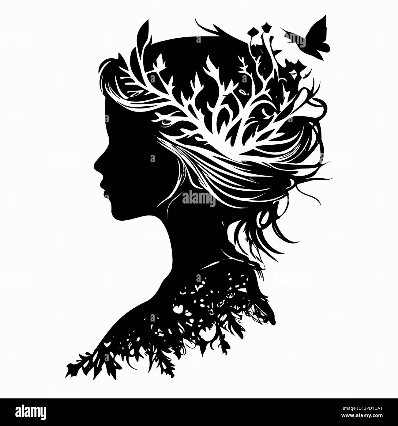 Medieval woman clipart Black and White Stock Photos & Images - Alamy