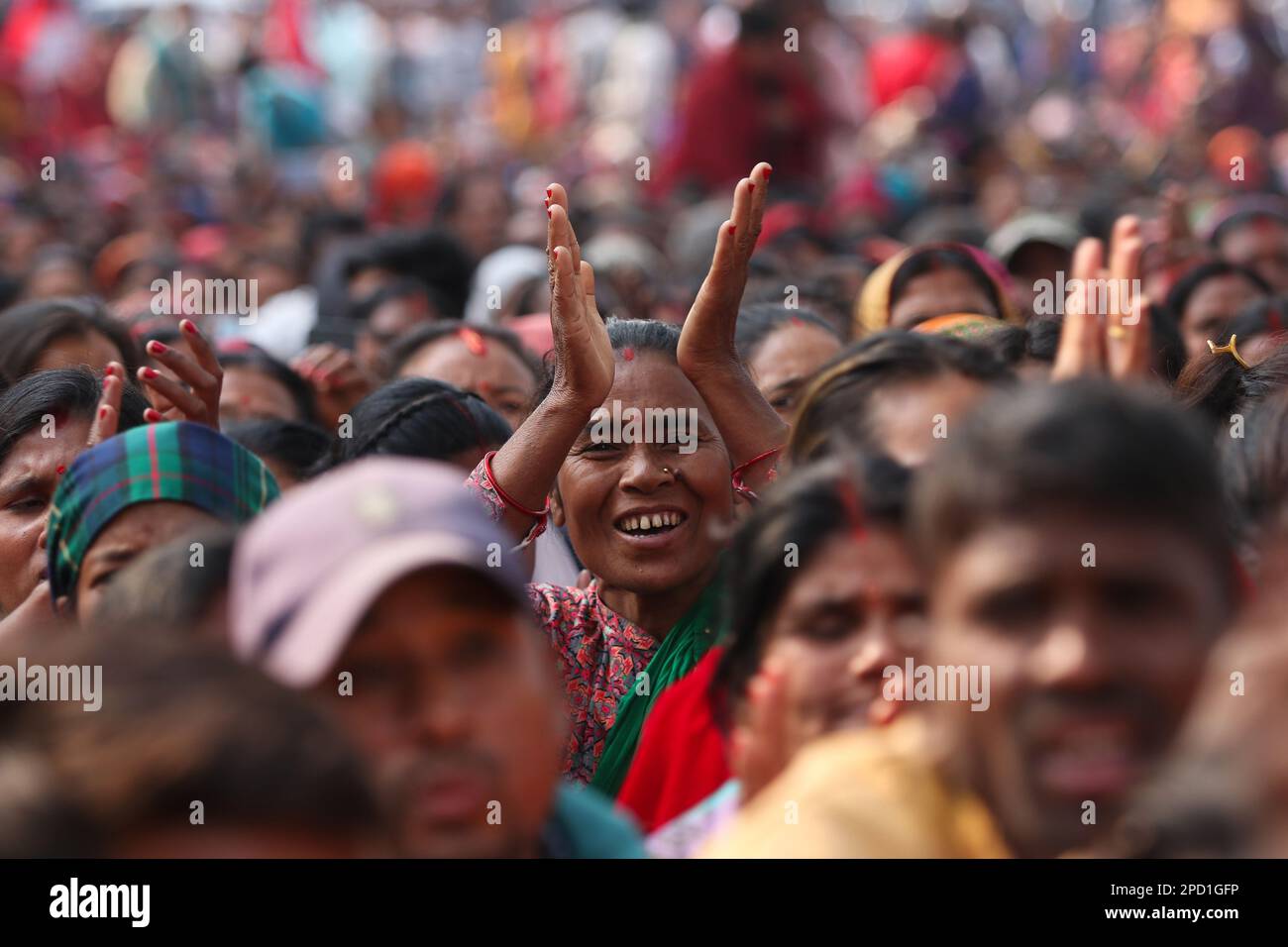 Kathmandu, NE, Nepal. 14th Mar, 2023. Nepalis claimed to have been ...